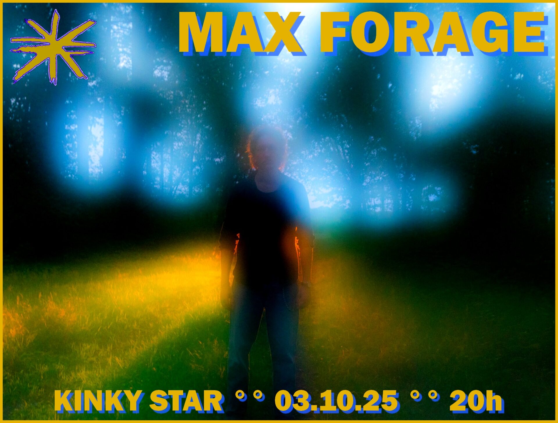 CONCERTTIP: MAX FORAGE in Kinky Star, Gent (03/10/2025) – Luminous Dash BE