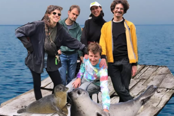 LIQUID SILVER op podium met SCOTT HEPPLE AND THE SUN BAND in 4AD (13/02 ...